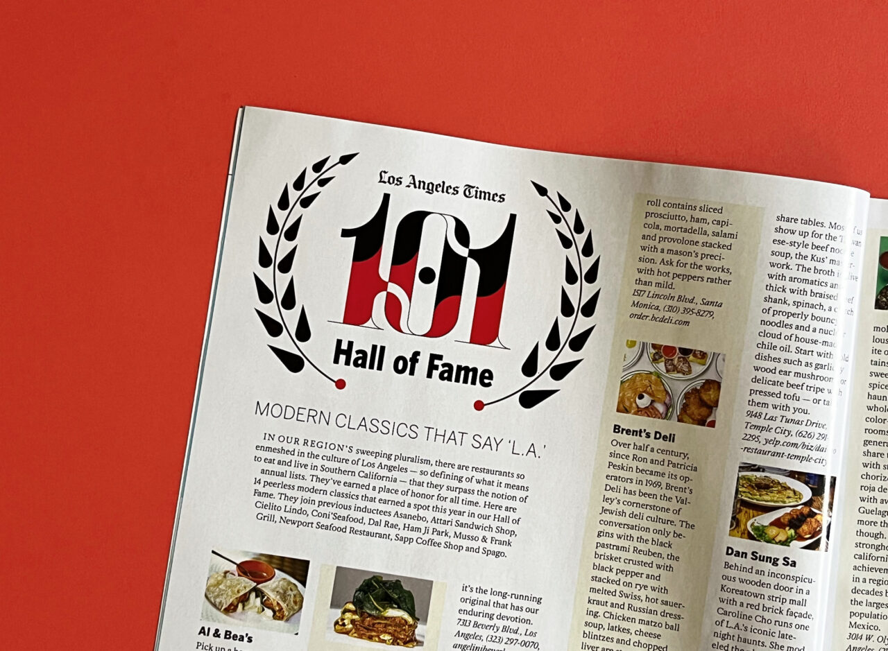 LA Times 101 Best List Visual Identity Design | TRÜF