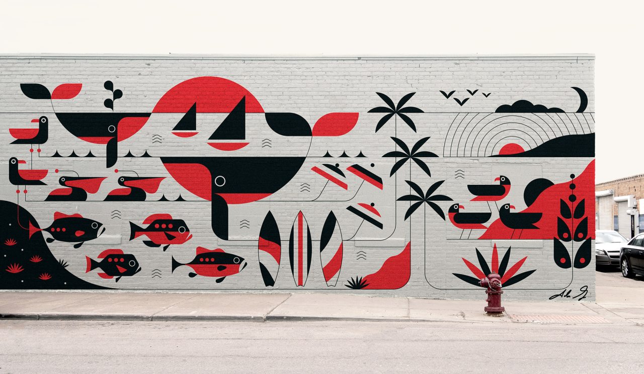 Target In-Store Mural Illustrations | TRÜF